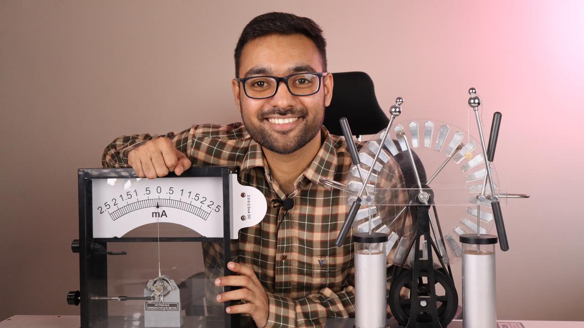 Watch | Meet Ankit Rathore, who is making physics fun with his apartment laboratory - The Hindu